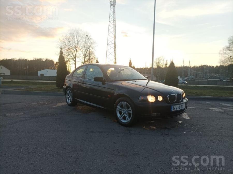 Melns BMW 316 2005 Rīga, ar dzinēja tilpumu 1.80 L un nobraukumu 195 tūkst. km par 1600 €, foto 1 vietnē AUTOMOTO.COM.LV