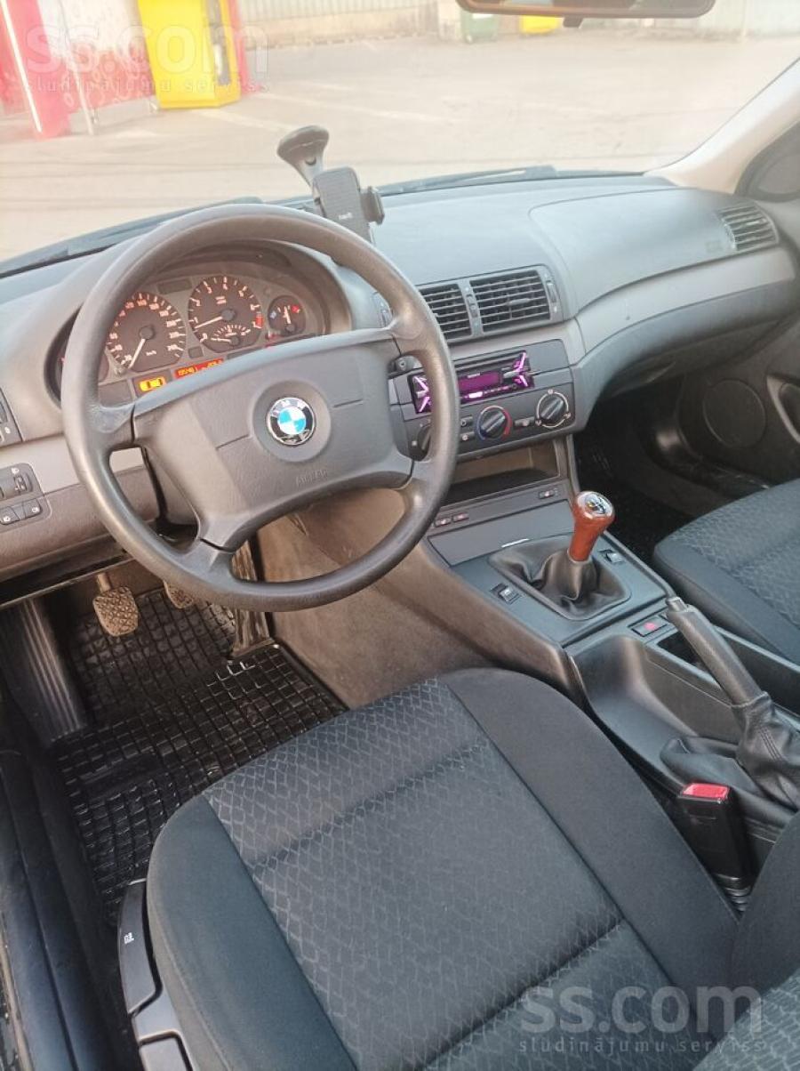 Melns BMW 316 2005 Rīga, ar dzinēja tilpumu 1.80 L un nobraukumu 195 tūkst. km par 1600 €, foto 11 vietnē AUTOMOTO.COM.LV
