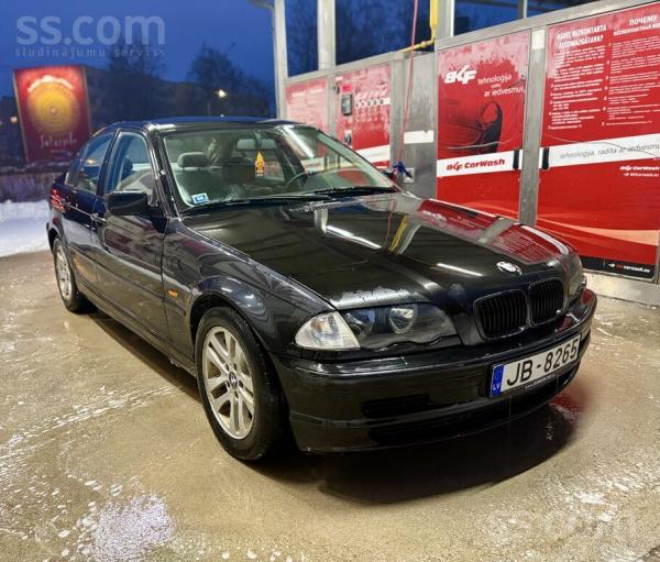 Black BMW 316 2000 in Riga, with an engine capacity of 1.90 L and mileage of 0 thousand km for 1450 €, photo 1 on AUTOMOTO.COM.LV