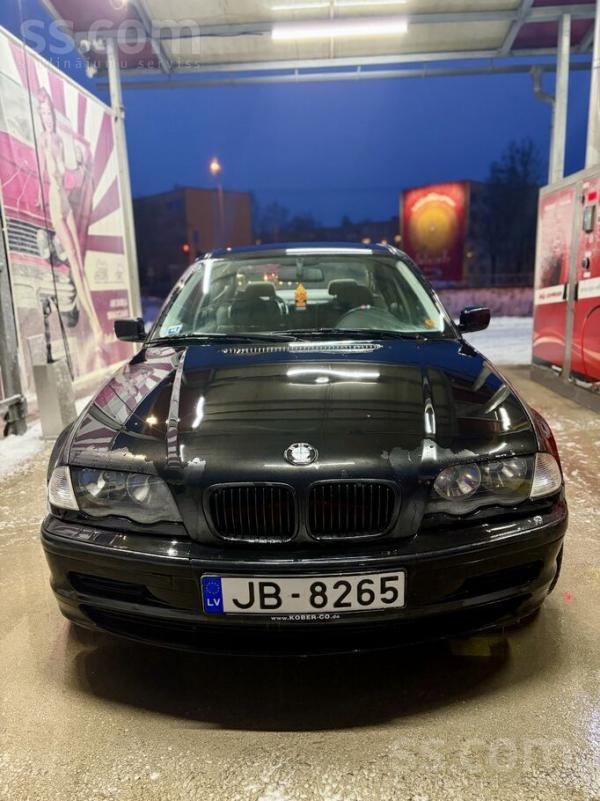 Black BMW 316 2000 in Riga, with an engine capacity of 1.90 L and mileage of 0 thousand km for 1450 €, photo 3 on AUTOMOTO.COM.LV