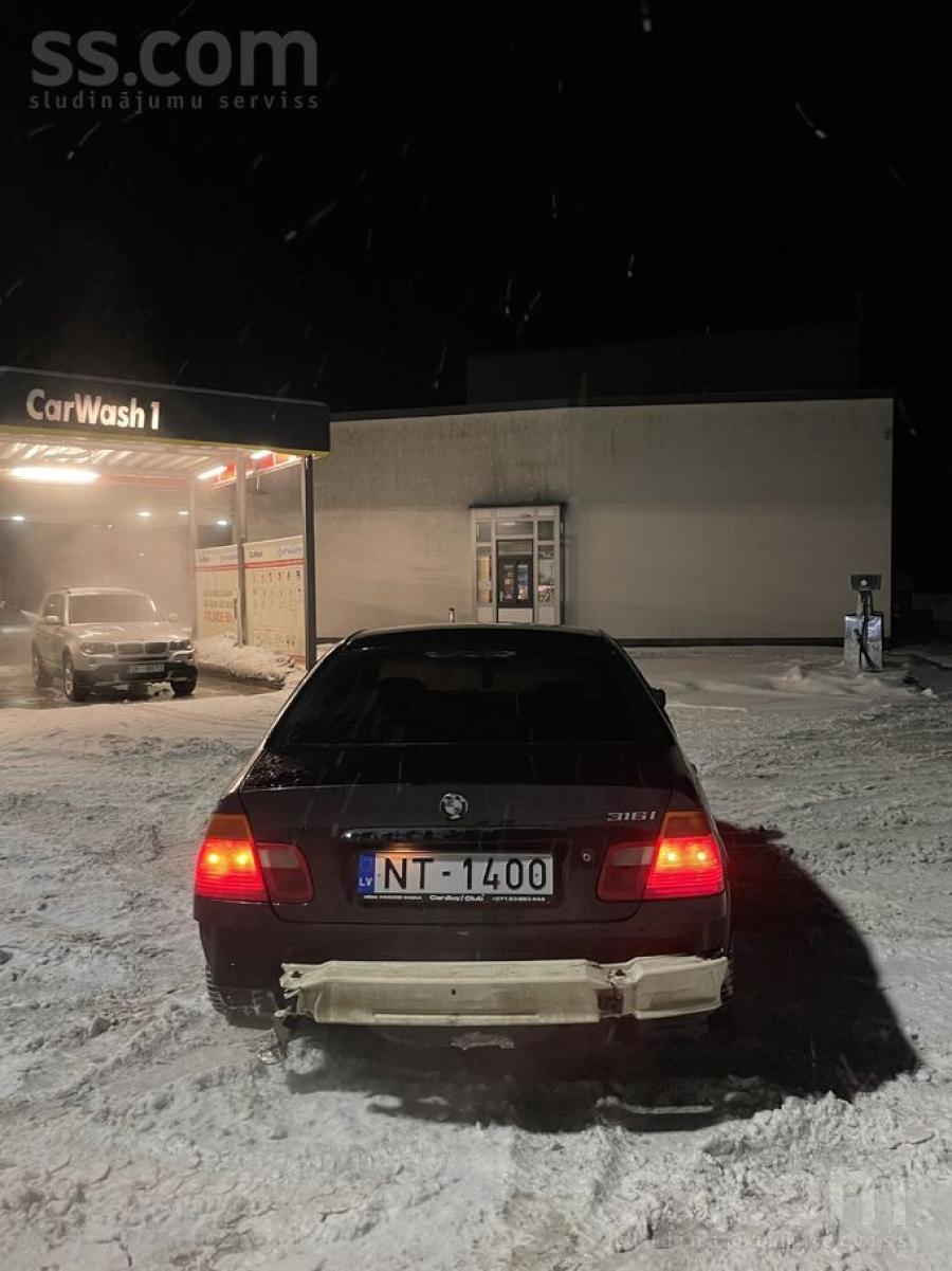 Черный БМВ 316 2000 в Рига, объемом двигателя 1.90 л и пробегом 339 тыс. км за 1500 €, фото 9 на AUTOMOTO.COM.LV