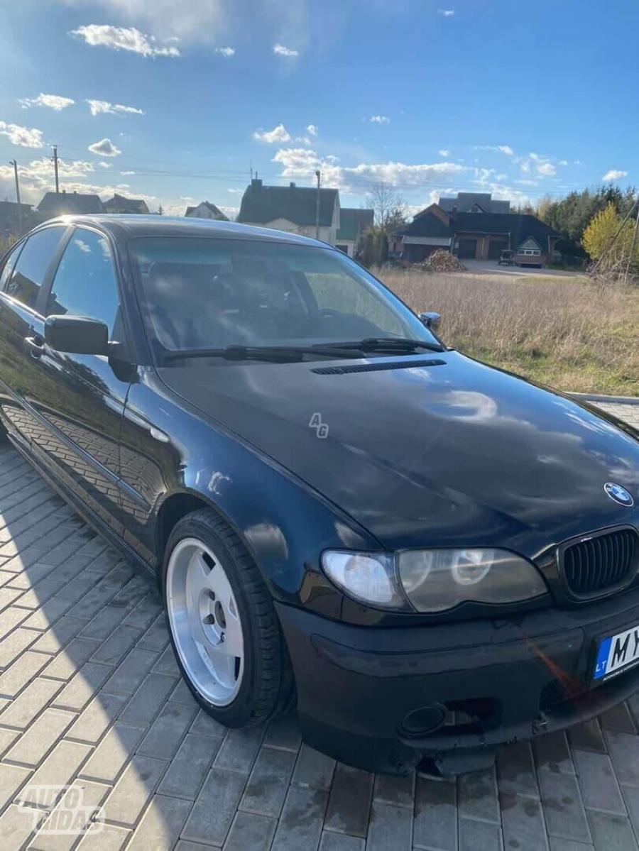 Black BMW 316 2003 in Moletai, with an engine capacity of 1.80 L and mileage of 213 thousand km for 1650 €, photo 6 on AUTOMOTO.COM.LV