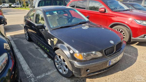 Black BMW 316 2003 in Vilnius, with an engine capacity of 1.80 L and mileage of 244 thousand km for 1300 €, photo 1 on AUTOMOTO.COM.LV