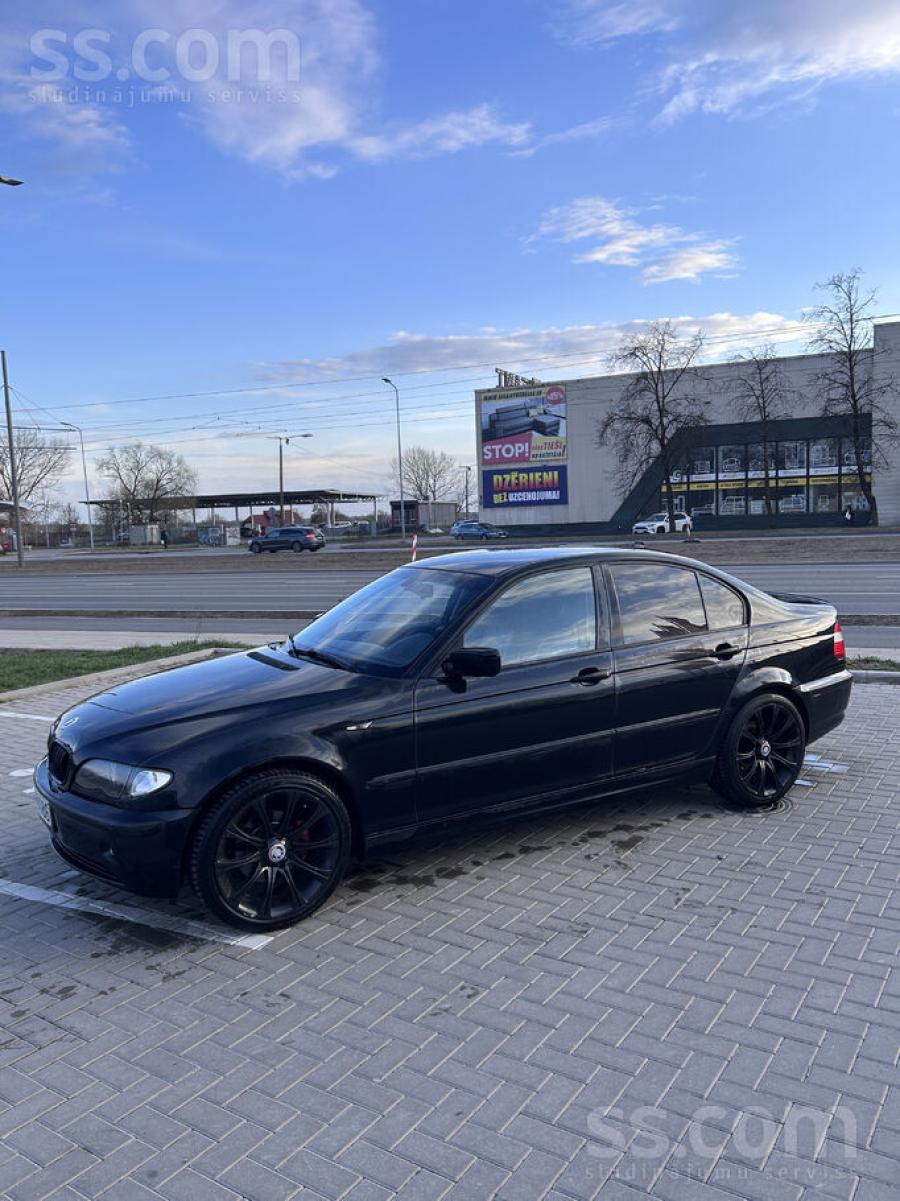 Black BMW 316 2005 in Riga, with an engine capacity of 1.80 L and mileage of 277 thousand km for 2600 €, photo 3 on AUTOMOTO.COM.LV