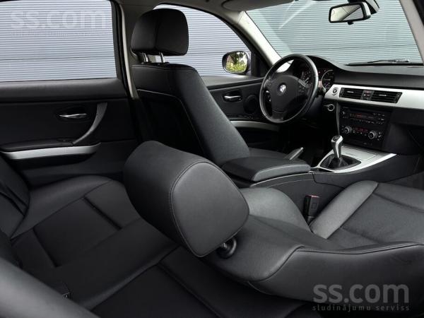 Black BMW 316 2010 in Riga, with an engine capacity of 2.00 L and mileage of 280 thousand km for 4750 €, photo 7 on AUTOMOTO.COM.LV