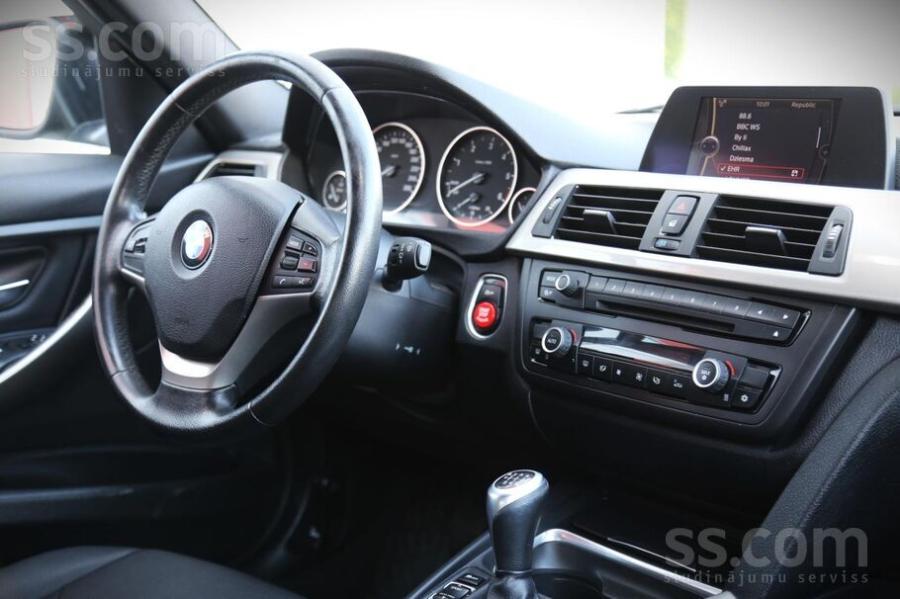 Black BMW 316 2012 in Riga, with an engine capacity of 2.00 L and mileage of 230 thousand km for 6995 €, photo 11 on AUTOMOTO.COM.LV