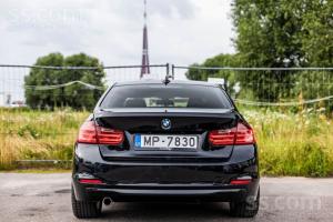 Black BMW 316 2013 in Riga, with an engine capacity of 2.00 L and mileage of 355 thousand km for 8590 €, photo 9 on AUTOMOTO.COM.LV