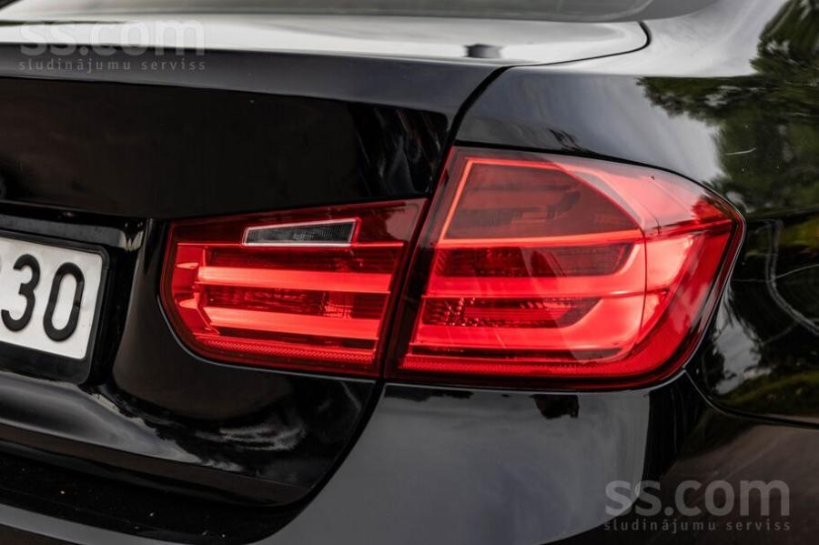 Black BMW 316 2013 in Riga, with an engine capacity of 2.00 L and mileage of 355 thousand km for 8590 €, photo 28 on AUTOMOTO.COM.LV