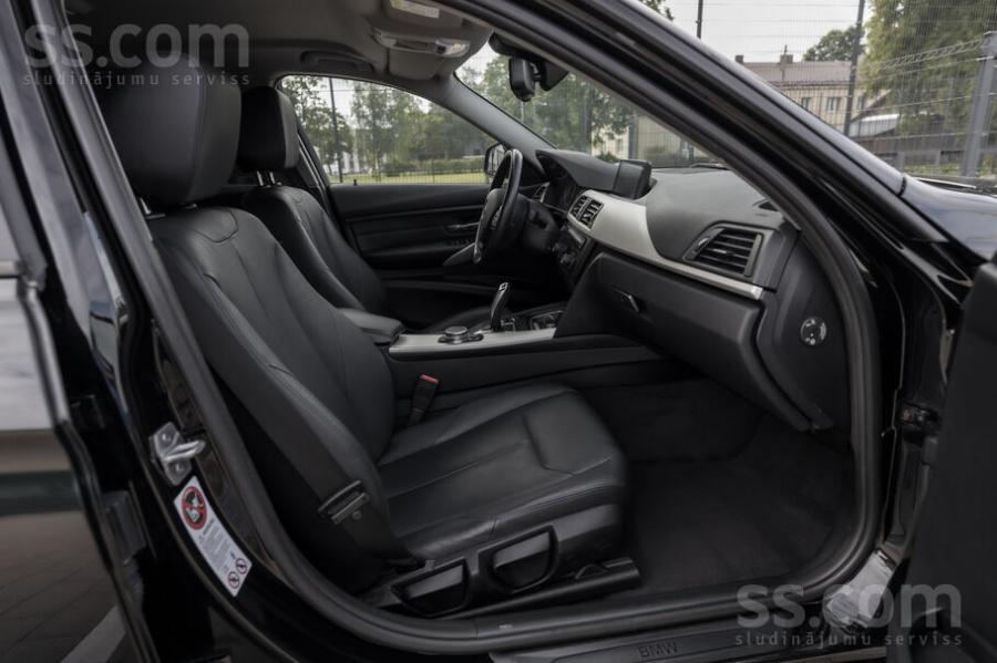 Black BMW 316 2014 in Riga, with an engine capacity of 1.60 L and mileage of 150 thousand km for 11900 €, photo 8 on AUTOMOTO.COM.LV