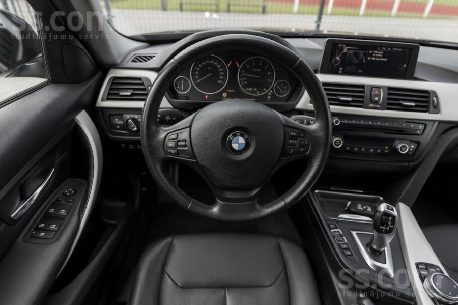 Black BMW 316 2014 in Riga, with an engine capacity of 1.60 L and mileage of 150 thousand km for 11900 €, photo 17 on AUTOMOTO.COM.LV
