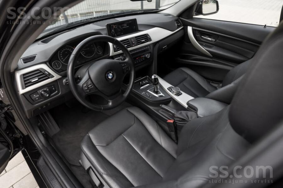 Black BMW 316 2014 in Riga, with an engine capacity of 1.60 L and mileage of 150 thousand km for 11900 €, photo 22 on AUTOMOTO.COM.LV