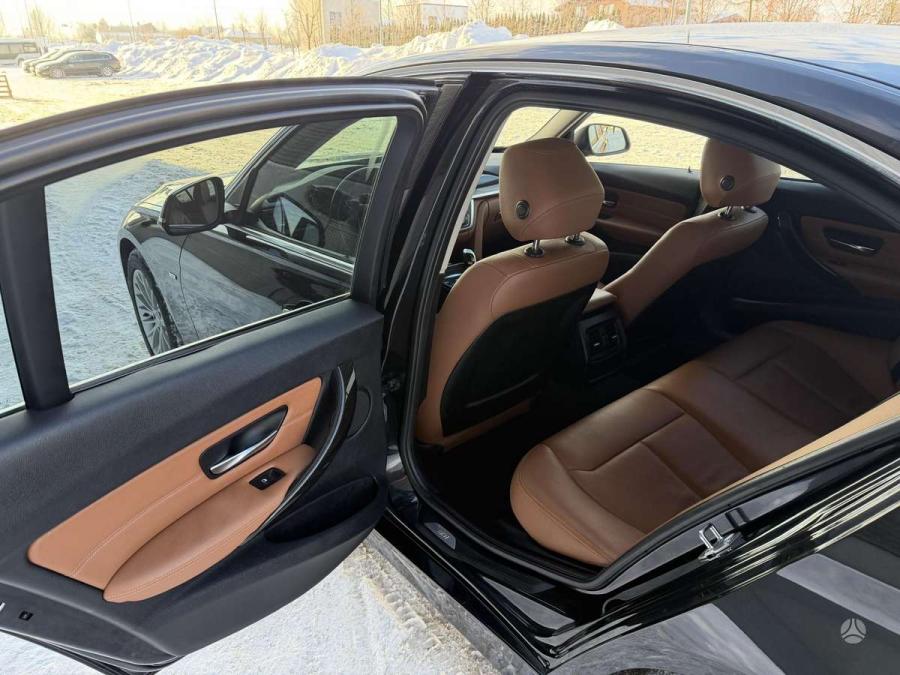 Black BMW 316 2015 in Siauliai, with an engine capacity of 2.00 L and mileage of 214 thousand km for 10550 €, photo 13 on AUTOMOTO.COM.LV
