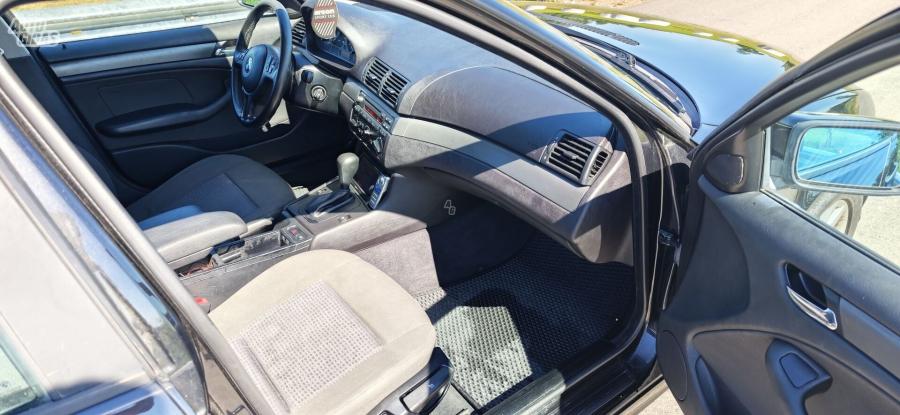 Black BMW 316 2004 in Kaunas, with an engine capacity of 1.80 L and mileage of 293 thousand km for 1500 €, photo 8 on AUTOMOTO.COM.LV