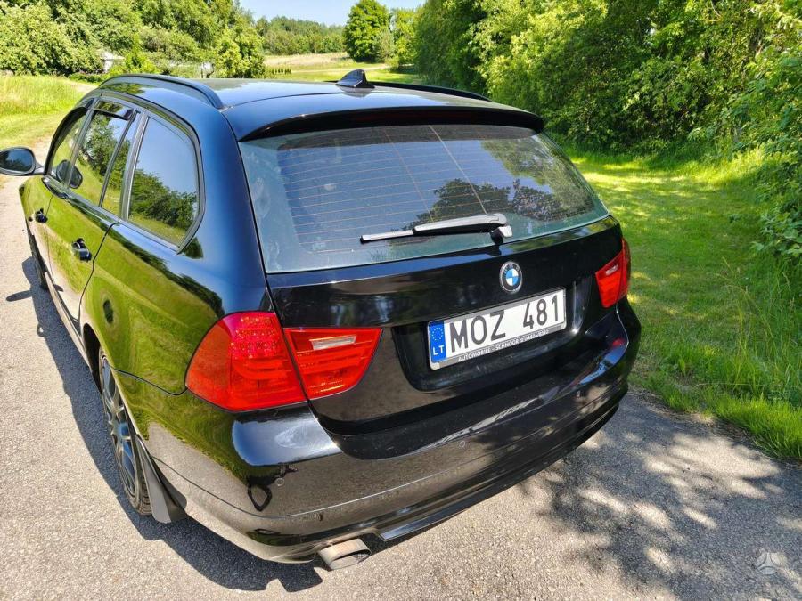 Black BMW 316 2010 in Trakai, with an engine capacity of 2.00 L and mileage of 291 thousand km for 3250 €, photo 16 on AUTOMOTO.COM.LV