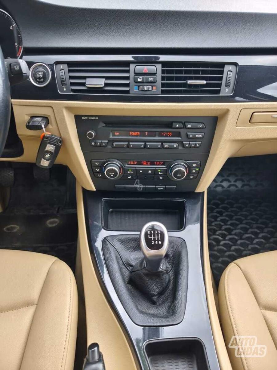 Black BMW 316 2010 in Siauliai, with an engine capacity of 2.00 L and mileage of 258 thousand km for 3950 €, photo 19 on AUTOMOTO.COM.LV