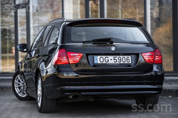 Black BMW 316 2011 in Tukums, with an engine capacity of 2.00 L and mileage of 0 thousand km for 5290 €, photo 6 on AUTOMOTO.COM.LV