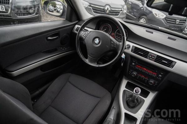 Black BMW 316 2011 in Riga, with an engine capacity of 2.00 L and mileage of 231 thousand km for 4490 €, photo 7 on AUTOMOTO.COM.LV