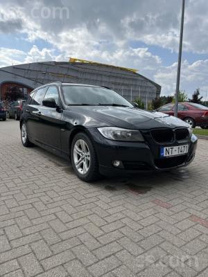 Black BMW 316 2011 in Valmiera, with an engine capacity of 2.00 L and mileage of 313 thousand km for 4300 €, photo 1 on AUTOMOTO.COM.LV