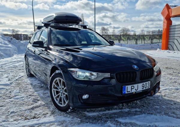 Black BMW 316 2013 in Klaipeda, with an engine capacity of 2.00 L and mileage of 328 thousand km for 5900 €, photo 1 on AUTOMOTO.COM.LV