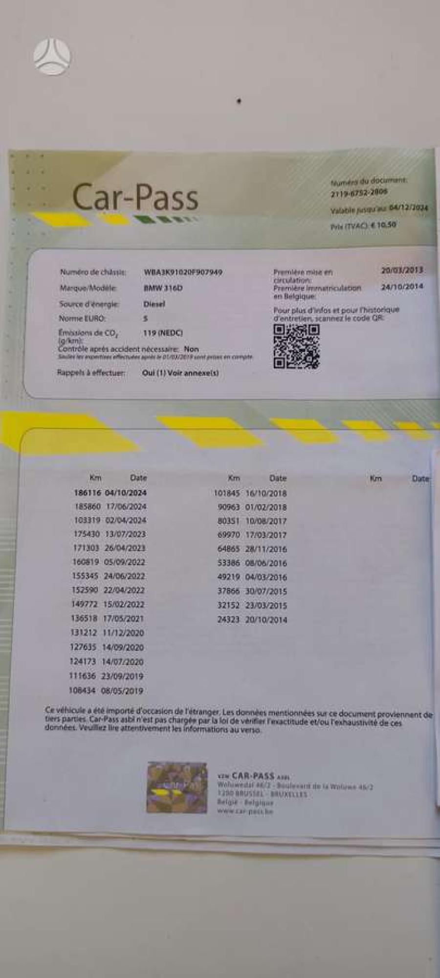 Черный БМВ 316 2013 в Электренай, объемом двигателя 2.00 л и пробегом 237 тыс. км за 5600 €, фото 17 на AUTOMOTO.COM.LV