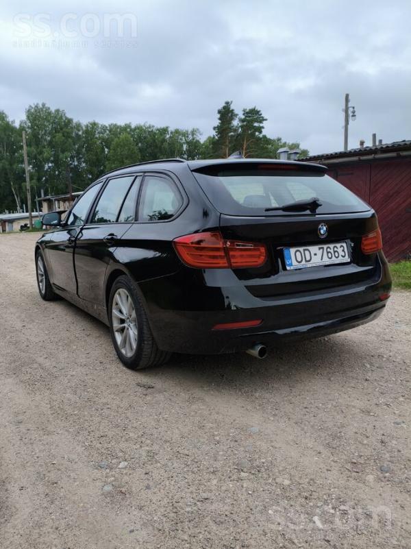 Black BMW 316 2013 in Dobele, with an engine capacity of 2.00 L and mileage of 210 thousand km for 7150 €, photo 4 on AUTOMOTO.COM.LV