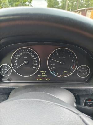 Black BMW 316 2013 in Dobele, with an engine capacity of 2.00 L and mileage of 210 thousand km for 7150 €, photo 6 on AUTOMOTO.COM.LV