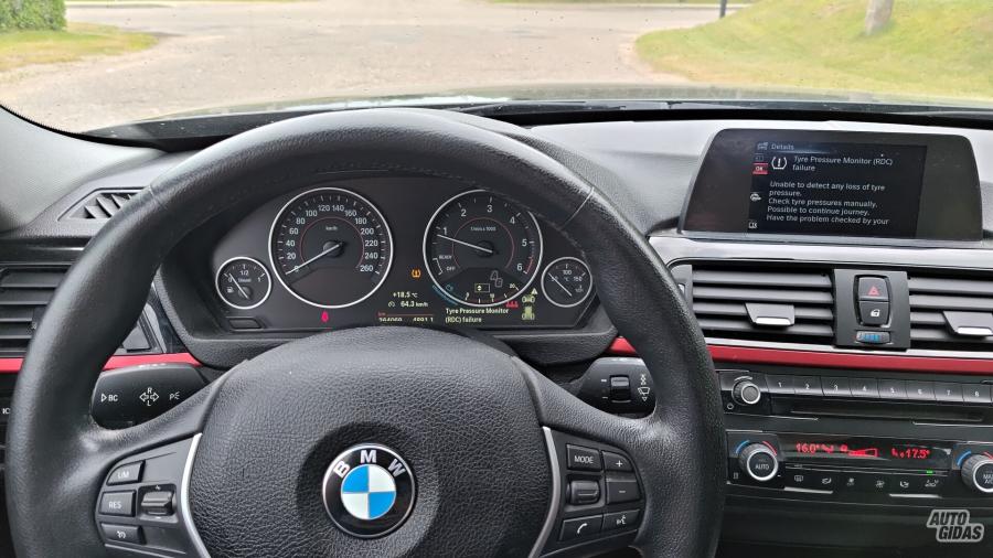 Black BMW 316 2014 in Utena, with an engine capacity of 2.00 L and mileage of 254 thousand km for 5600 €, photo 11 on AUTOMOTO.COM.LV