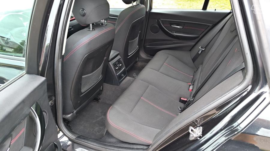 Black BMW 316 2014 in Utena, with an engine capacity of 2.00 L and mileage of 254 thousand km for 5600 €, photo 12 on AUTOMOTO.COM.LV