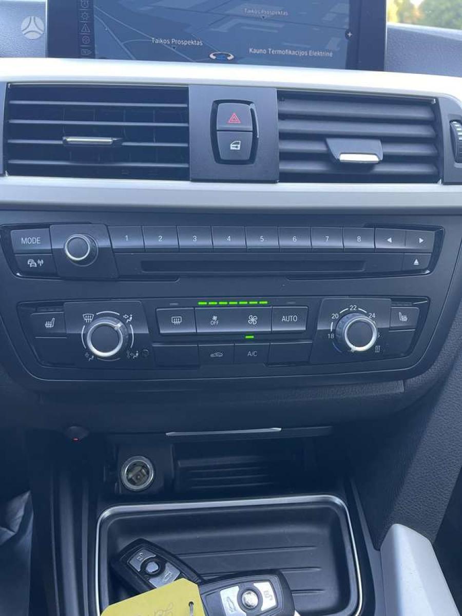 Black BMW 316 2014 in Kaunas, with an engine capacity of 1.60 L and mileage of 154 thousand km for 6950 €, photo 22 on AUTOMOTO.COM.LV