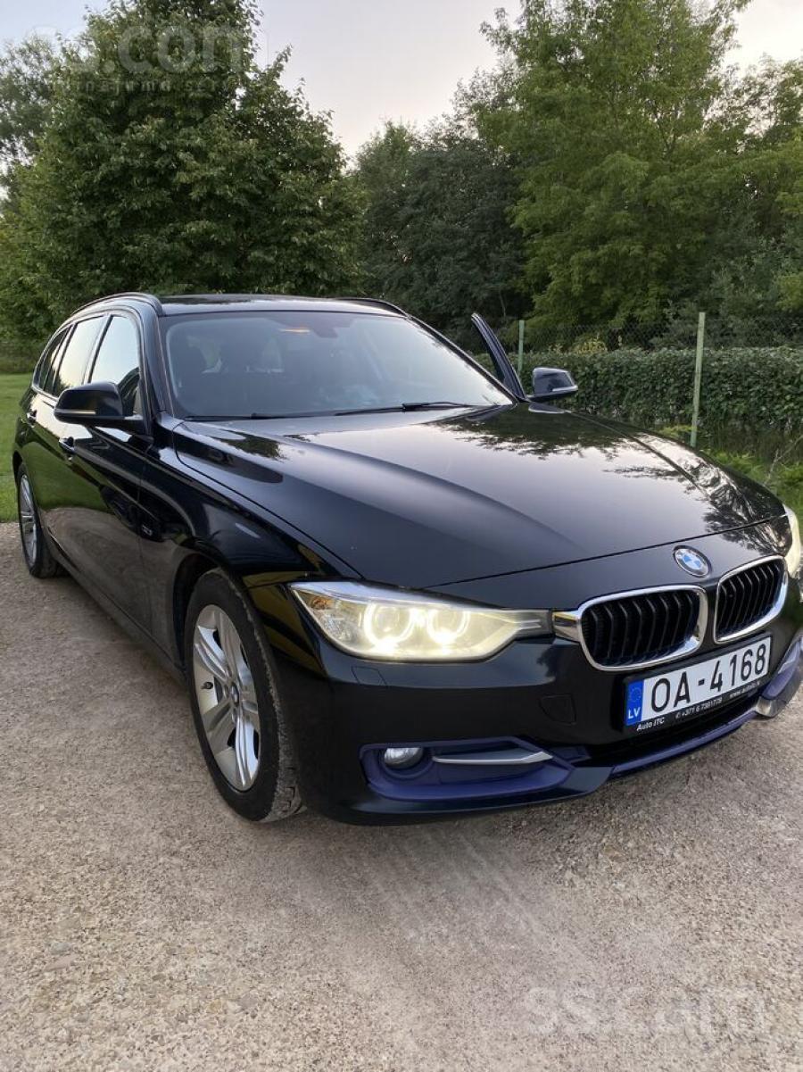 Black BMW 316 2014 in Riga, with an engine capacity of 2.00 L and mileage of 349 thousand km for 6900 €, photo 8 on AUTOMOTO.COM.LV