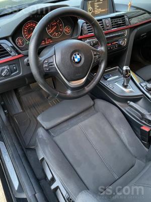 Black BMW 316 2014 in Riga, with an engine capacity of 2.00 L and mileage of 349 thousand km for 6900 €, photo 11 on AUTOMOTO.COM.LV