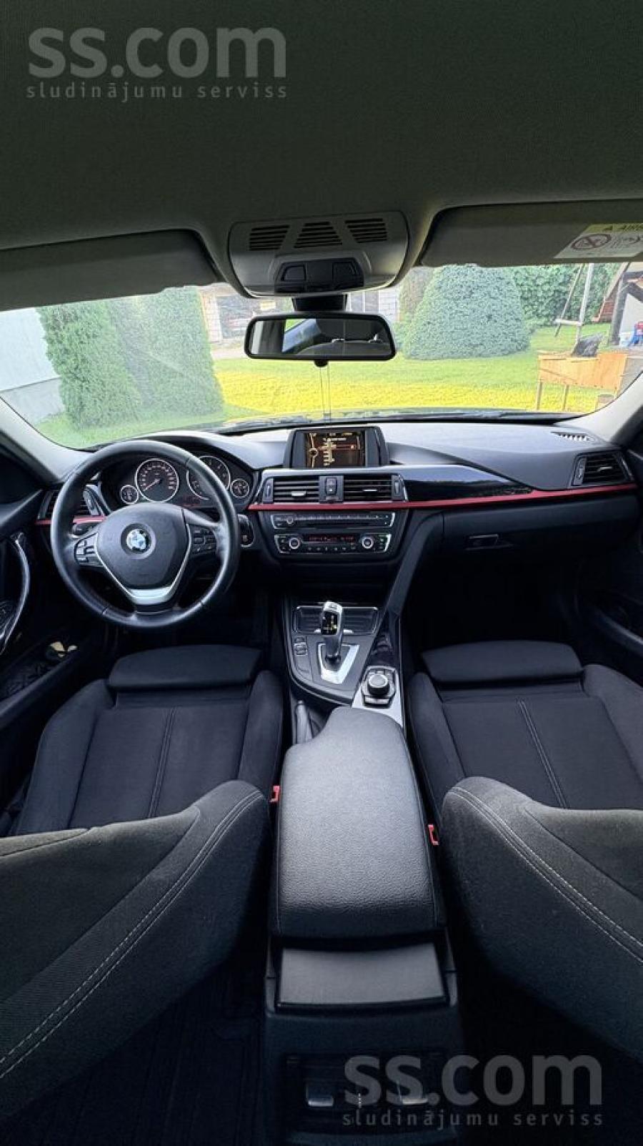 Black BMW 316 2014 in Riga, with an engine capacity of 2.00 L and mileage of 349 thousand km for 6900 €, photo 12 on AUTOMOTO.COM.LV