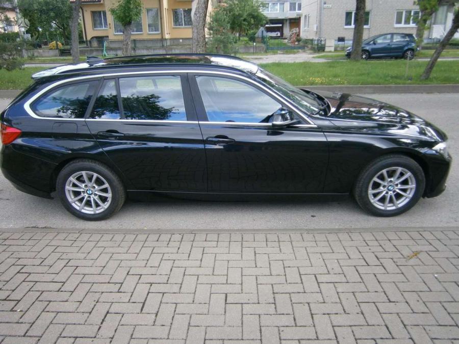 Black BMW 316 2014 in Alytus, with an engine capacity of 2.00 L and mileage of 410 thousand km for 5800 €, photo 6 on AUTOMOTO.COM.LV
