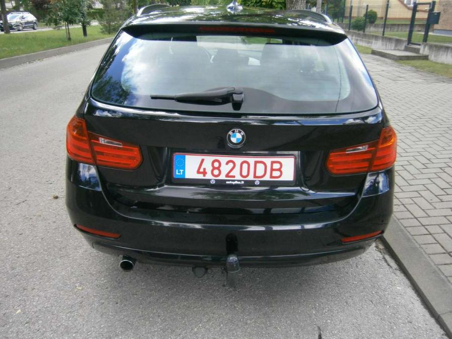 Black BMW 316 2014 in Alytus, with an engine capacity of 2.00 L and mileage of 410 thousand km for 5800 €, photo 7 on AUTOMOTO.COM.LV
