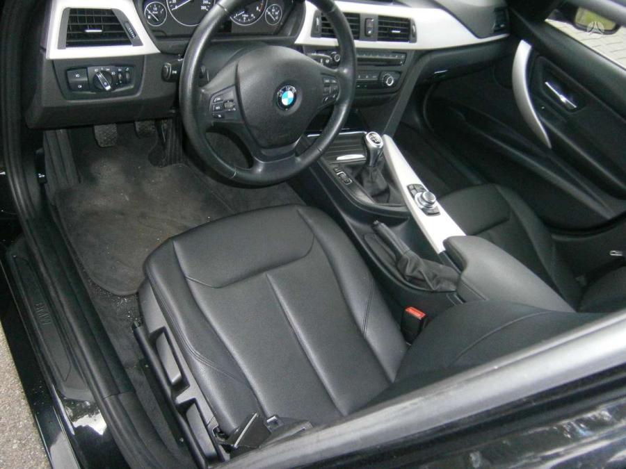 Black BMW 316 2014 in Alytus, with an engine capacity of 2.00 L and mileage of 410 thousand km for 5800 €, photo 9 on AUTOMOTO.COM.LV