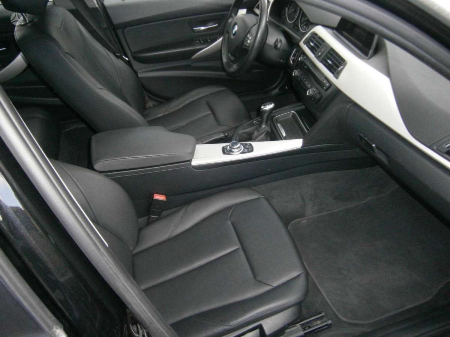 Black BMW 316 2014 in Alytus, with an engine capacity of 2.00 L and mileage of 410 thousand km for 5800 €, photo 11 on AUTOMOTO.COM.LV