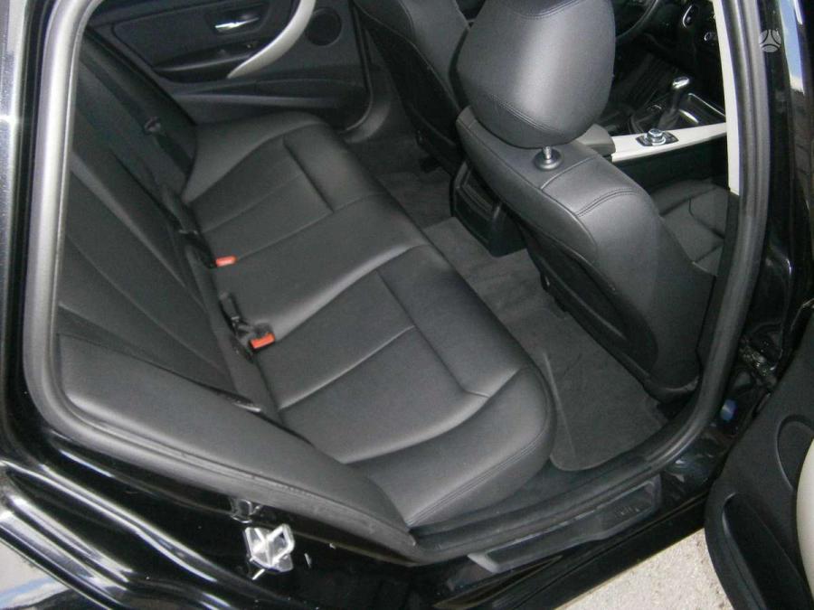 Black BMW 316 2014 in Alytus, with an engine capacity of 2.00 L and mileage of 410 thousand km for 5800 €, photo 12 on AUTOMOTO.COM.LV