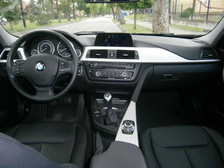 Black BMW 316 2014 in Alytus, with an engine capacity of 2.00 L and mileage of 410 thousand km for 5800 €, photo 13 on AUTOMOTO.COM.LV