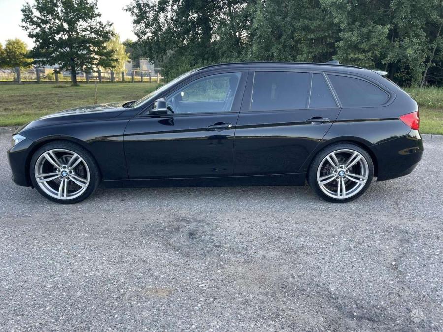 Black BMW 316 2014 in Kaunas, with an engine capacity of 1.60 L and mileage of 154 thousand km for 6950 €, photo 9 on AUTOMOTO.COM.LV