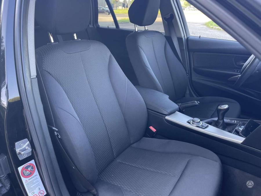 Black BMW 316 2014 in Kaunas, with an engine capacity of 1.60 L and mileage of 154 thousand km for 6250 €, photo 29 on AUTOMOTO.COM.LV