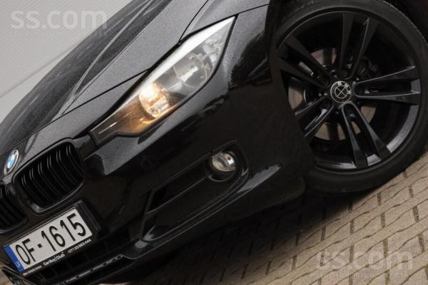 Black BMW 316 2014 in Riga, with an engine capacity of 1.60 L and mileage of 280 thousand km for 6995 €, photo 3 on AUTOMOTO.COM.LV