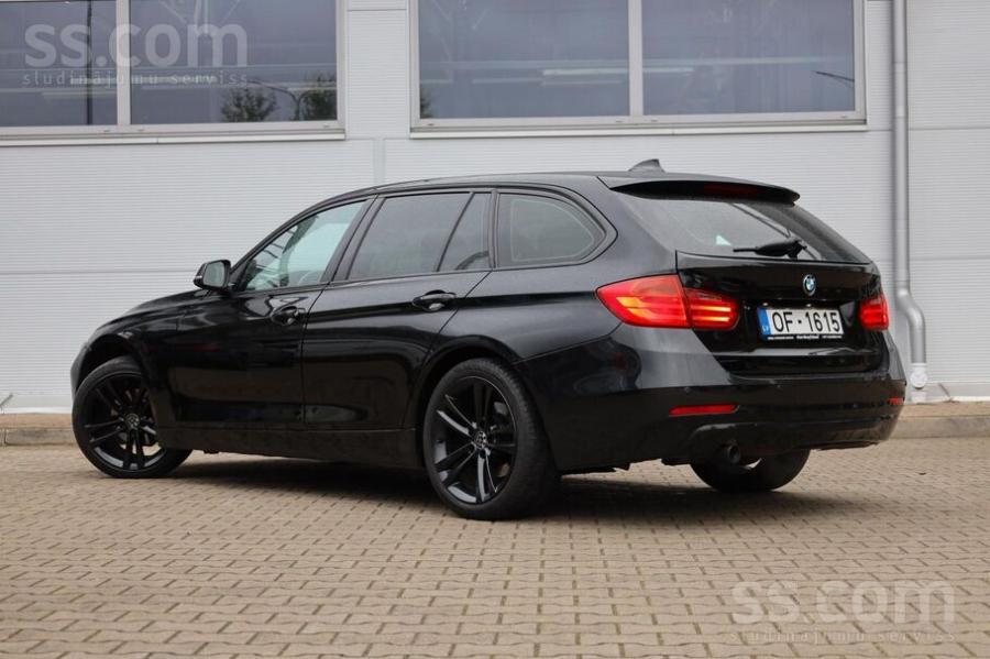 Black BMW 316 2014 in Riga, with an engine capacity of 1.60 L and mileage of 280 thousand km for 6995 €, photo 7 on AUTOMOTO.COM.LV