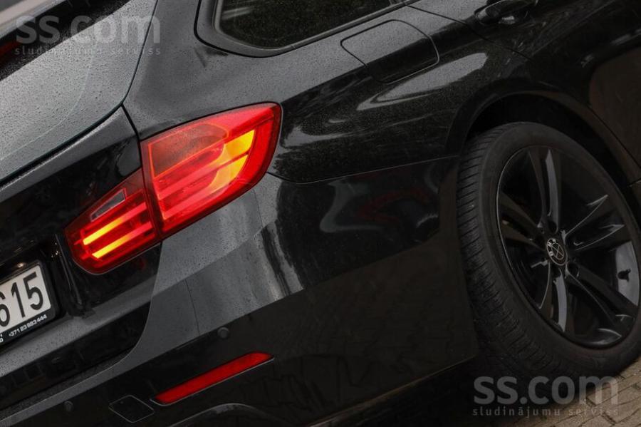 Black BMW 316 2014 in Riga, with an engine capacity of 1.60 L and mileage of 280 thousand km for 6995 €, photo 10 on AUTOMOTO.COM.LV