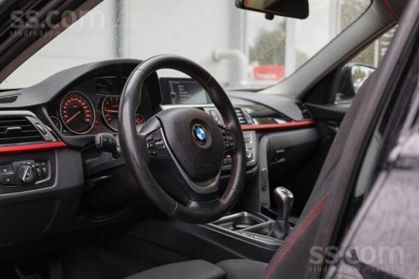 Black BMW 316 2014 in Riga, with an engine capacity of 1.60 L and mileage of 280 thousand km for 6995 €, photo 11 on AUTOMOTO.COM.LV