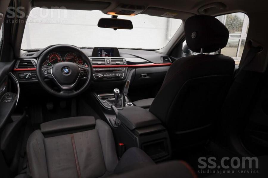 Black BMW 316 2014 in Riga, with an engine capacity of 1.60 L and mileage of 280 thousand km for 6995 €, photo 13 on AUTOMOTO.COM.LV