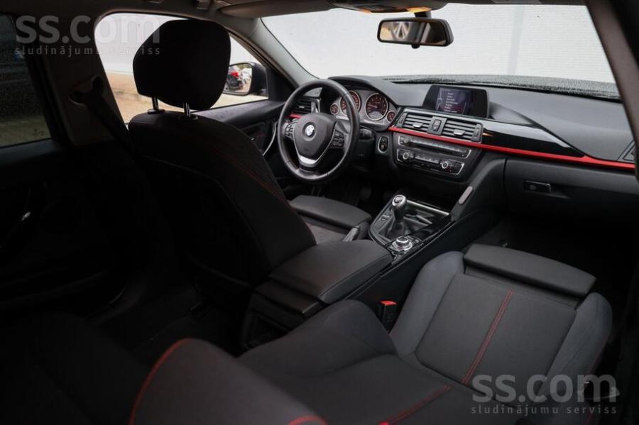 Black BMW 316 2014 in Riga, with an engine capacity of 1.60 L and mileage of 280 thousand km for 6995 €, photo 20 on AUTOMOTO.COM.LV