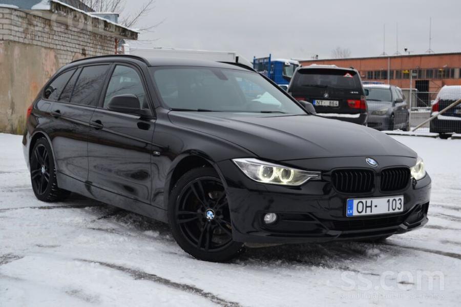 Black BMW 316 2015 in Jelgava, with an engine capacity of 1.60 L and mileage of 251 thousand km for 9300 €, photo 3 on AUTOMOTO.COM.LV