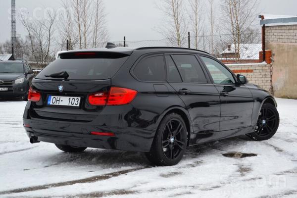 Black BMW 316 2015 in Jelgava, with an engine capacity of 1.60 L and mileage of 251 thousand km for 9300 €, photo 4 on AUTOMOTO.COM.LV