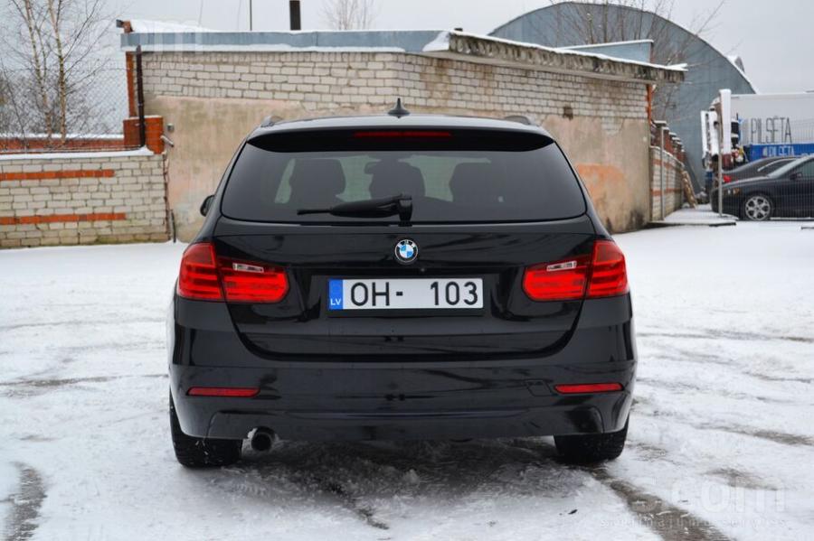 Black BMW 316 2015 in Jelgava, with an engine capacity of 1.60 L and mileage of 251 thousand km for 9300 €, photo 5 on AUTOMOTO.COM.LV