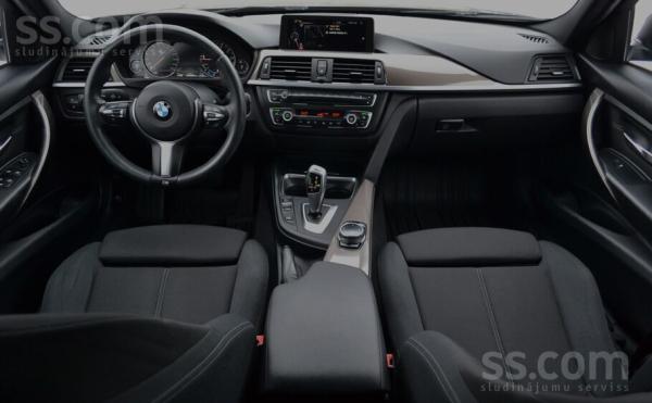 Black BMW 316 2015 in Jelgava, with an engine capacity of 1.60 L and mileage of 251 thousand km for 9300 €, photo 9 on AUTOMOTO.COM.LV